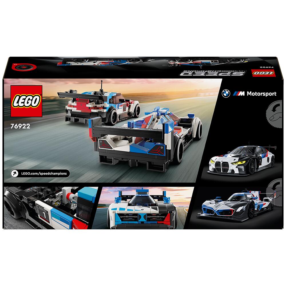LEGO Speed Champions BMW M4 GT3 & BMW M Hybrid V8 Race Cars