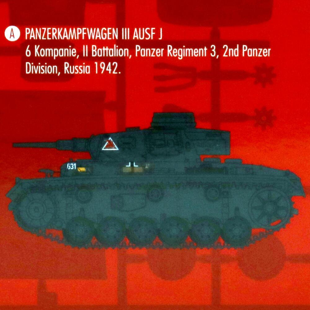 Airfix Panzer III AUSF J German World War 2 Tank Military Model Kit ...