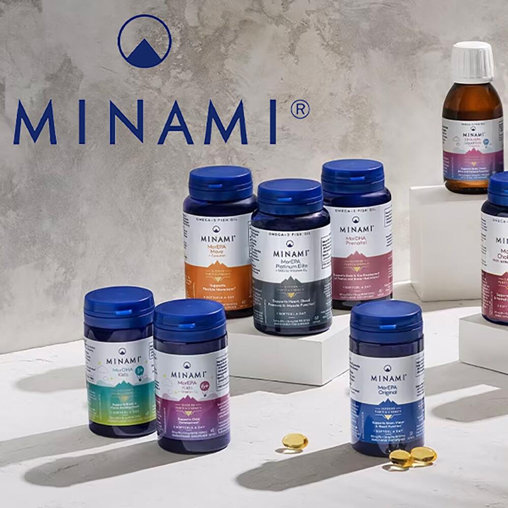 MINAMI Omega-3 Fish Oil PluShinzO-3 Antioxidant Complex 30 Softgels