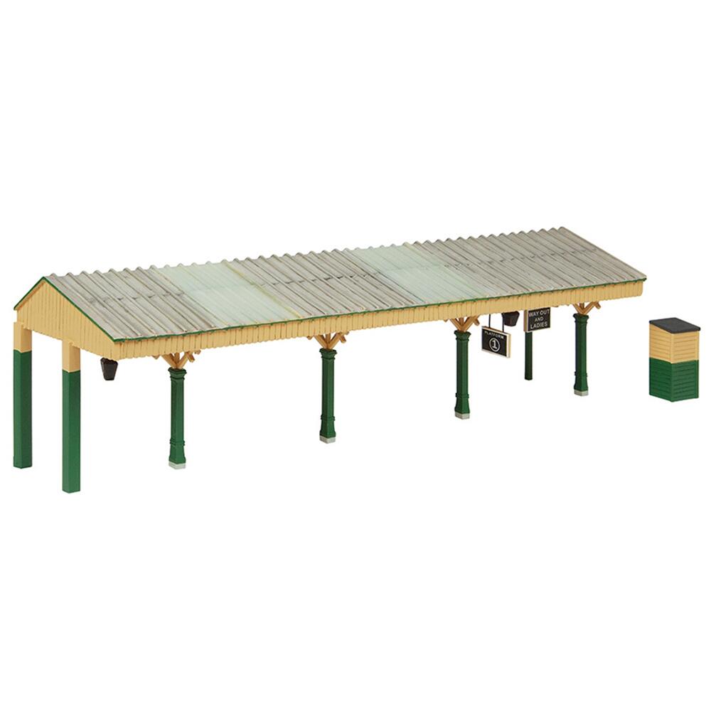 Scenecraft Bluebell Station Canopy and Hut Model Railway OO Gauge