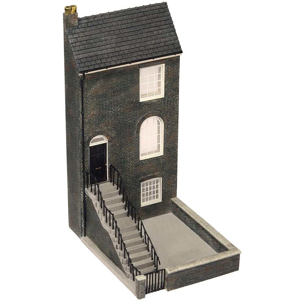Scenecraft Low Relief Three Storey City House Model Railway Building OO ...