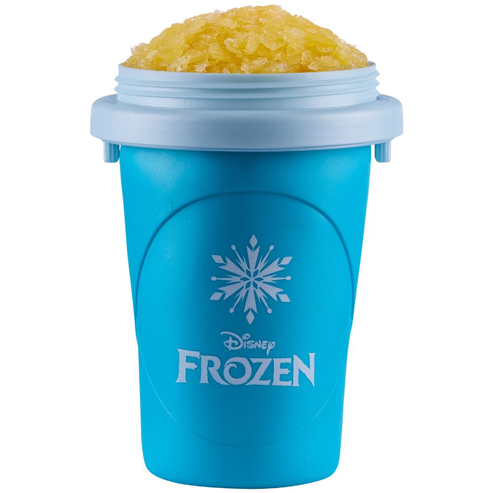 ChillFactor Slushy Maker Disney Frozen with Reusable Straw ELSA BLUE