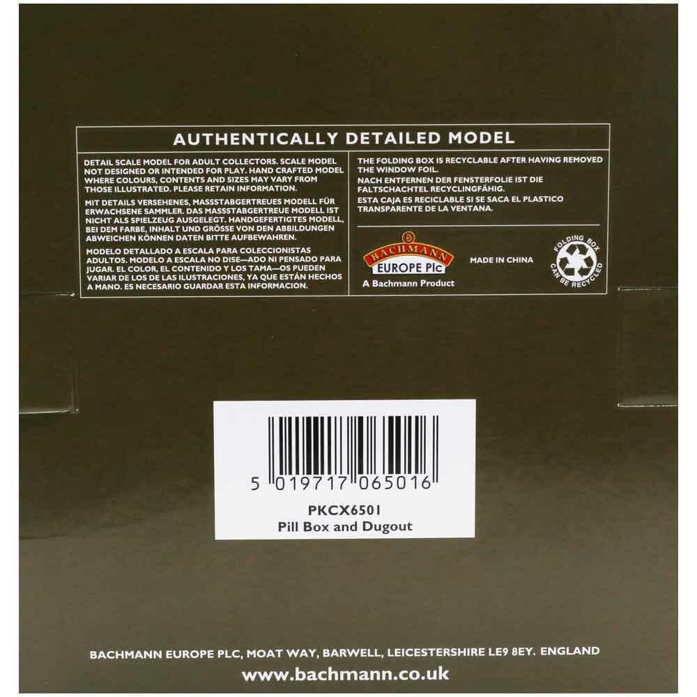 Conflix Pill Box and Dugout Wargame Diorama Scenery Set Polystone Model