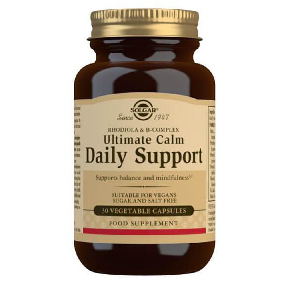 Solgar Ultimate Calm Daily Support 30 Vegetable Capsules