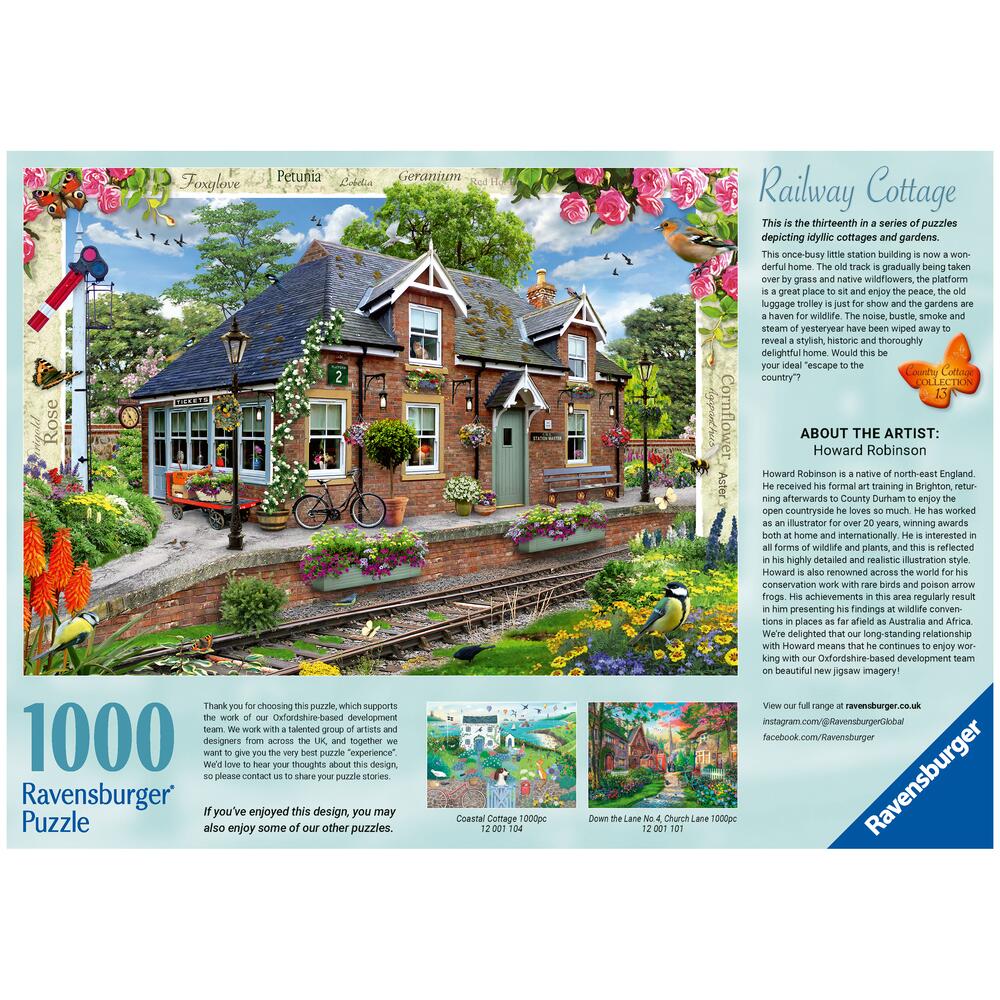 Ravensburger Country Cottage Collection No.13 - Railway Cottage 1000 ...