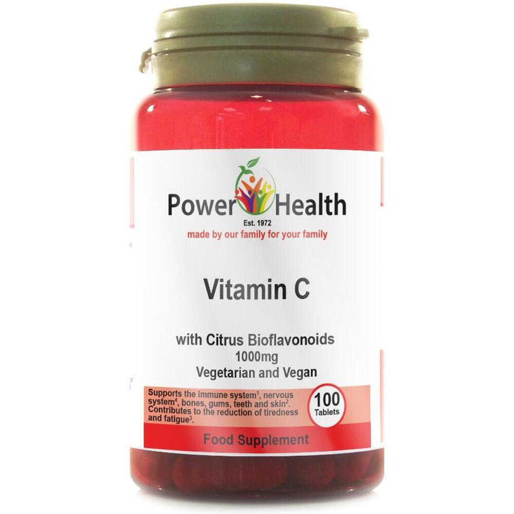 Power Health Vitamin C 1000mg with Citrus Bioflavonoids 100 TABLETS