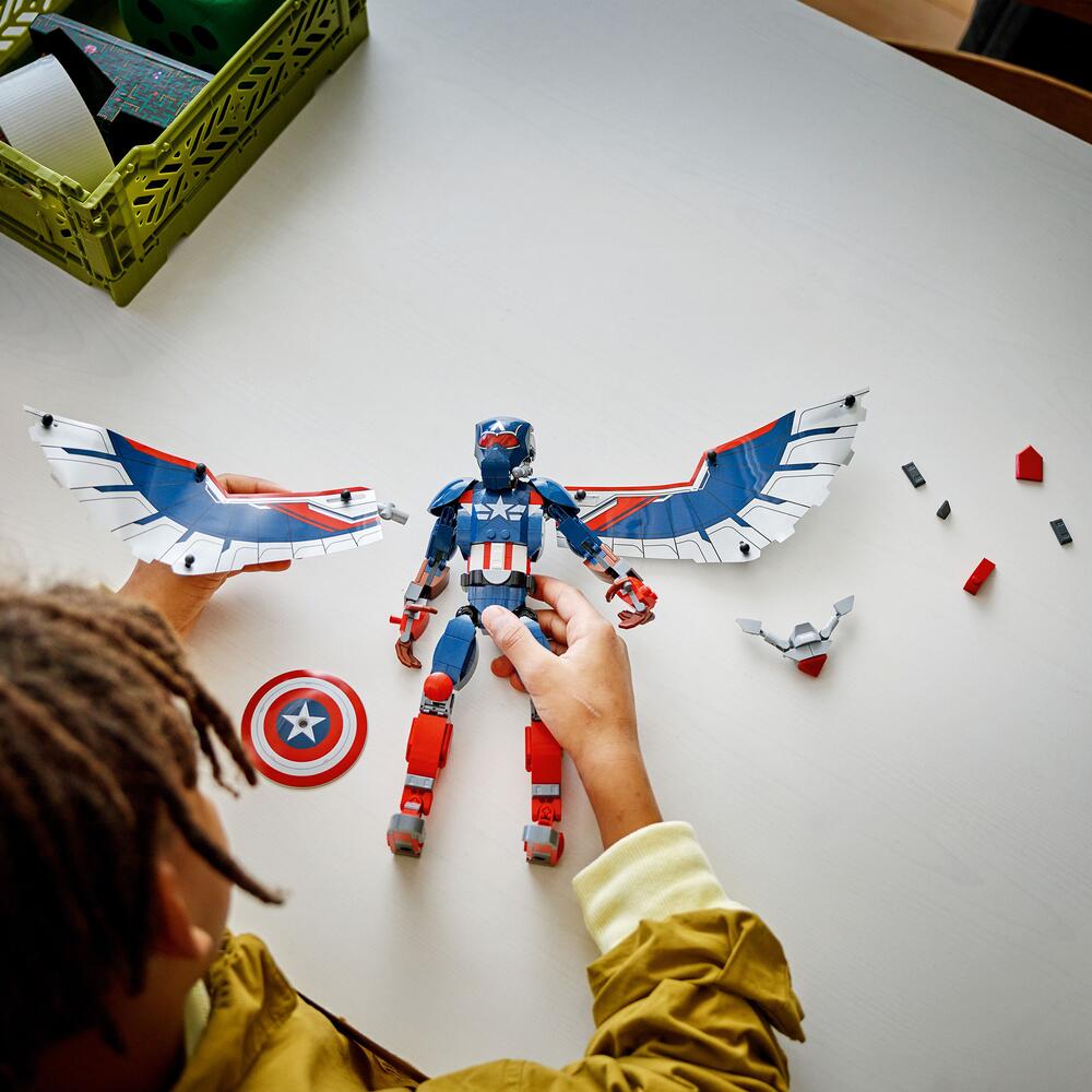 LEGO Marvel New Captain America Construction Figure Set 76296