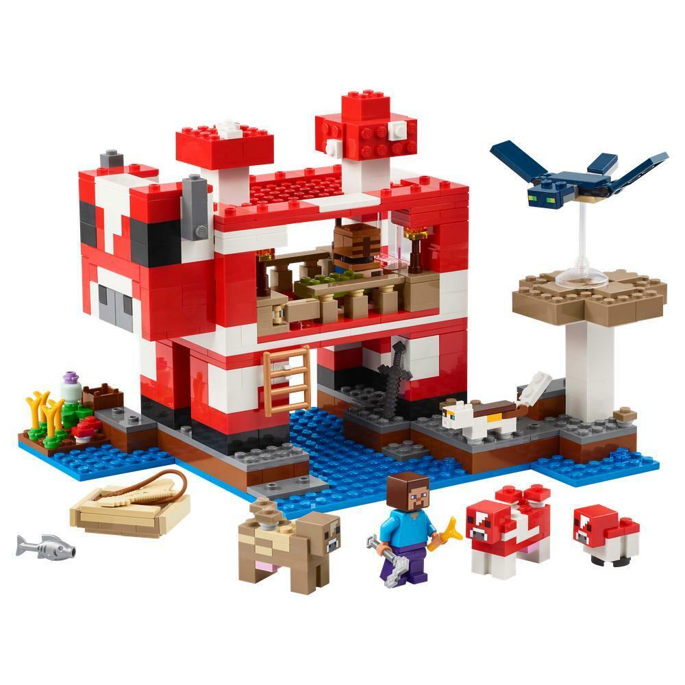 LEGO Minecraft The Mooshroom House Set 21270