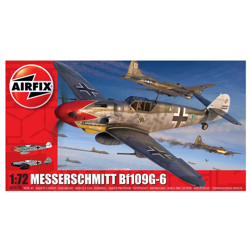 Airfix Messerschmitt Bf109G-6 Aircraft Model Kit (Scale 1:72)