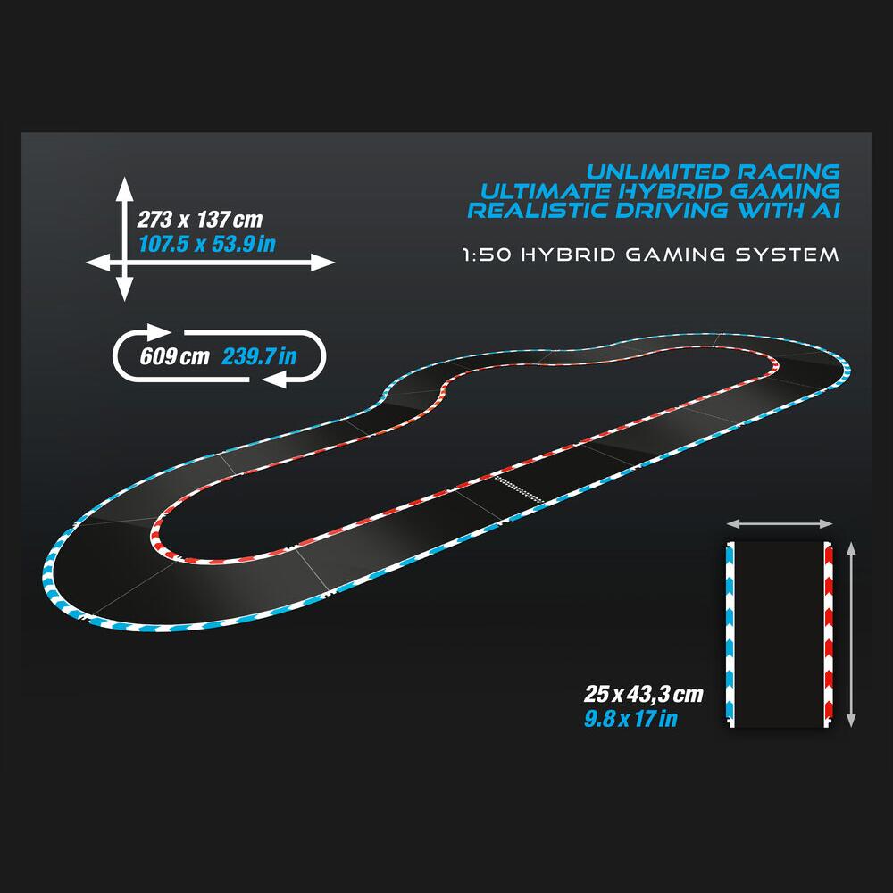 Carrera Hybrid Devil Drivers Slot Car Set with Track and 2 Cars