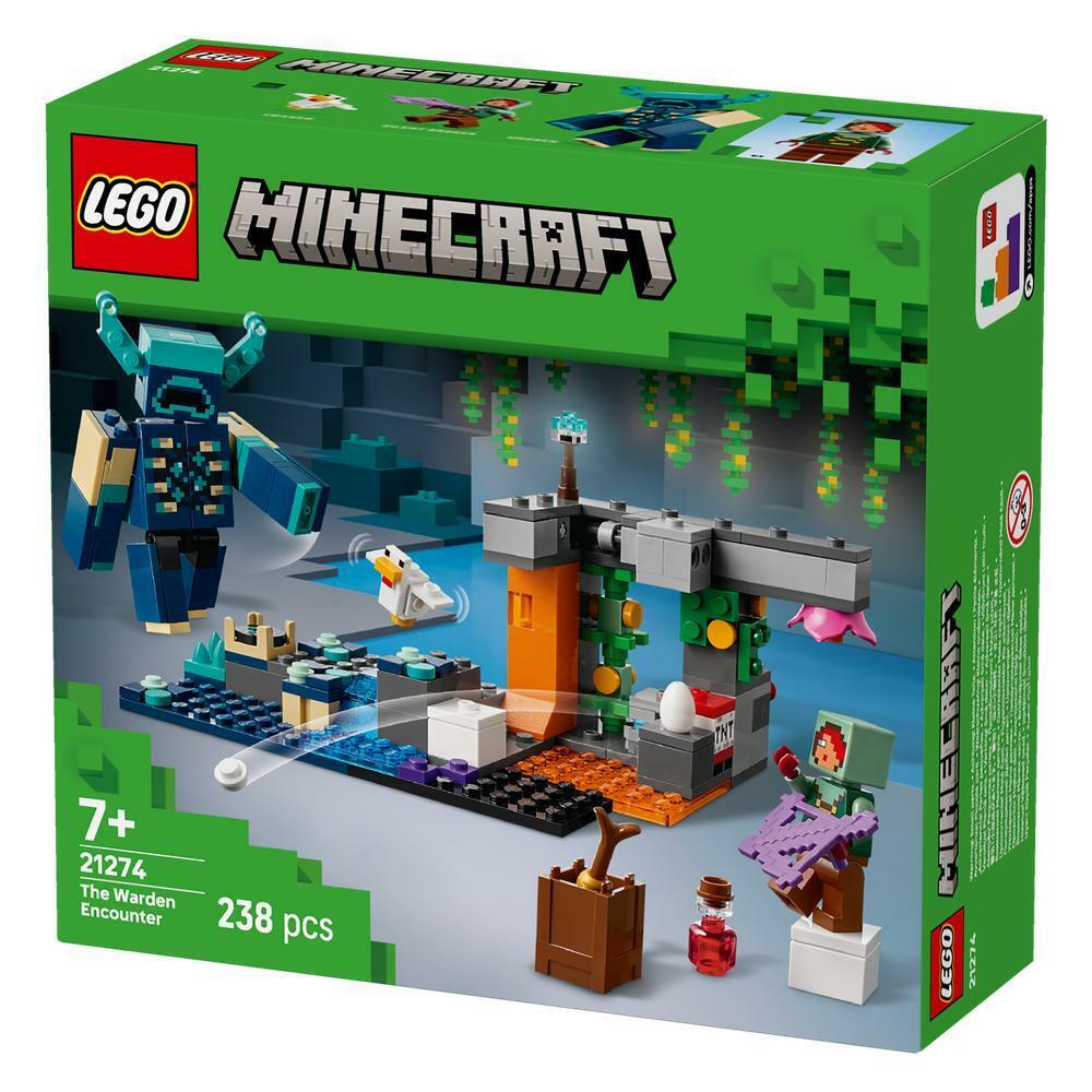 LEGO Minecraft The Warden Encounter