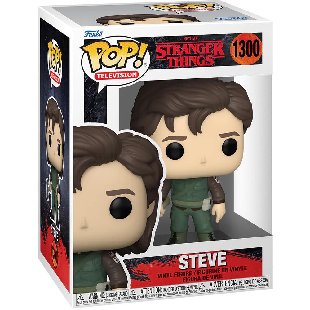 Funko POP! Television Stranger Things Steve Harrington in Hunter Outfit ...
