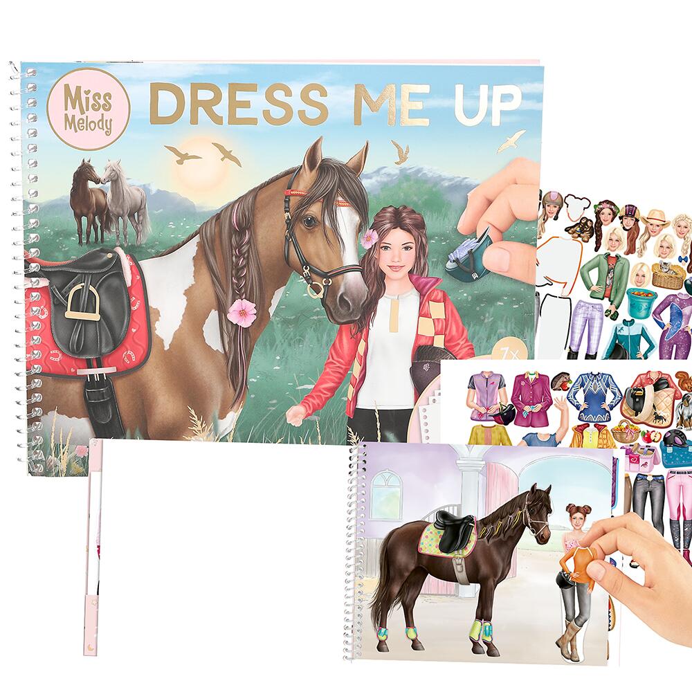 Depesche Miss Melody Dress Me Up Big Stickerbook