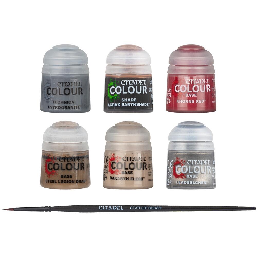 Warhammer Age of Sigmar Skaven Clanrat Miniatures with Paint Set