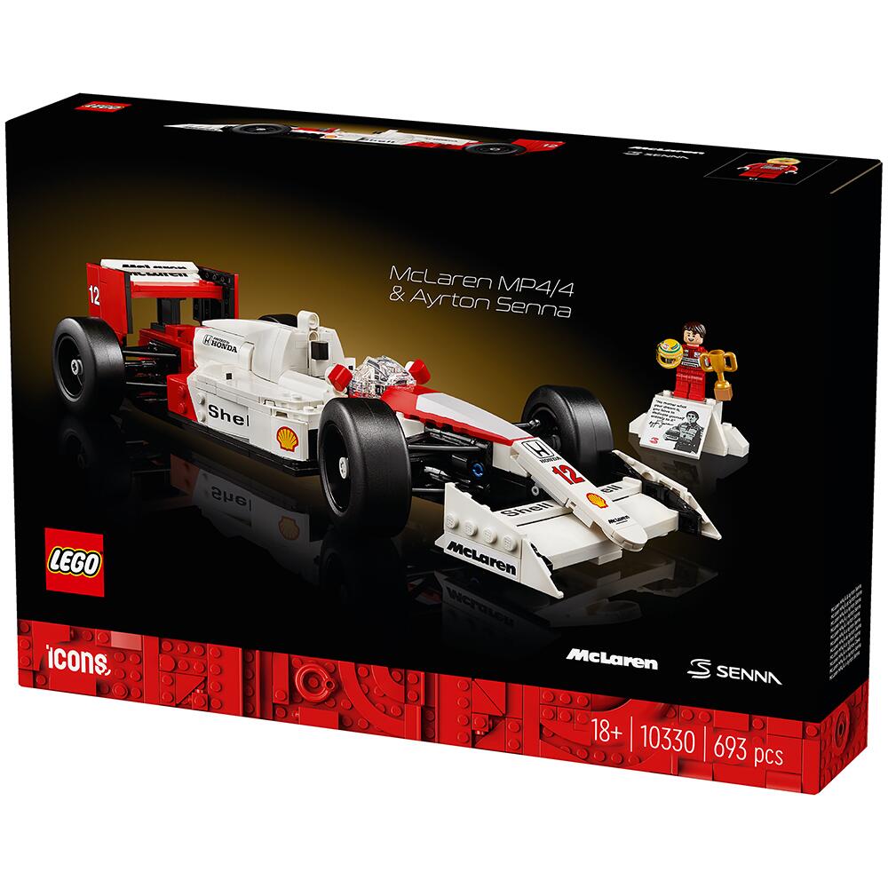 LEGO Icons McLaren MP4/4 & Ayrton Senna Building Set 10330