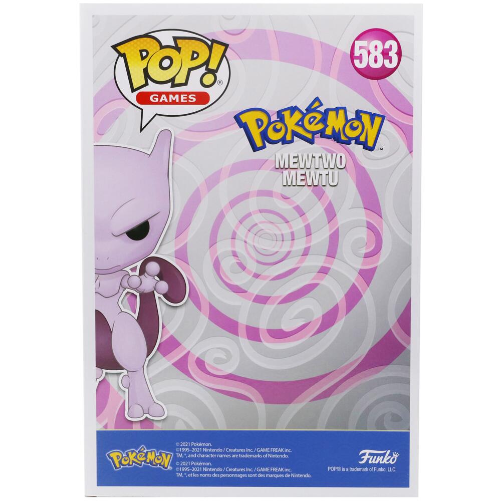 Funko POP! Games Pokémon Mewtwo Jumbo Vinyl Figure 26cm Tall #583