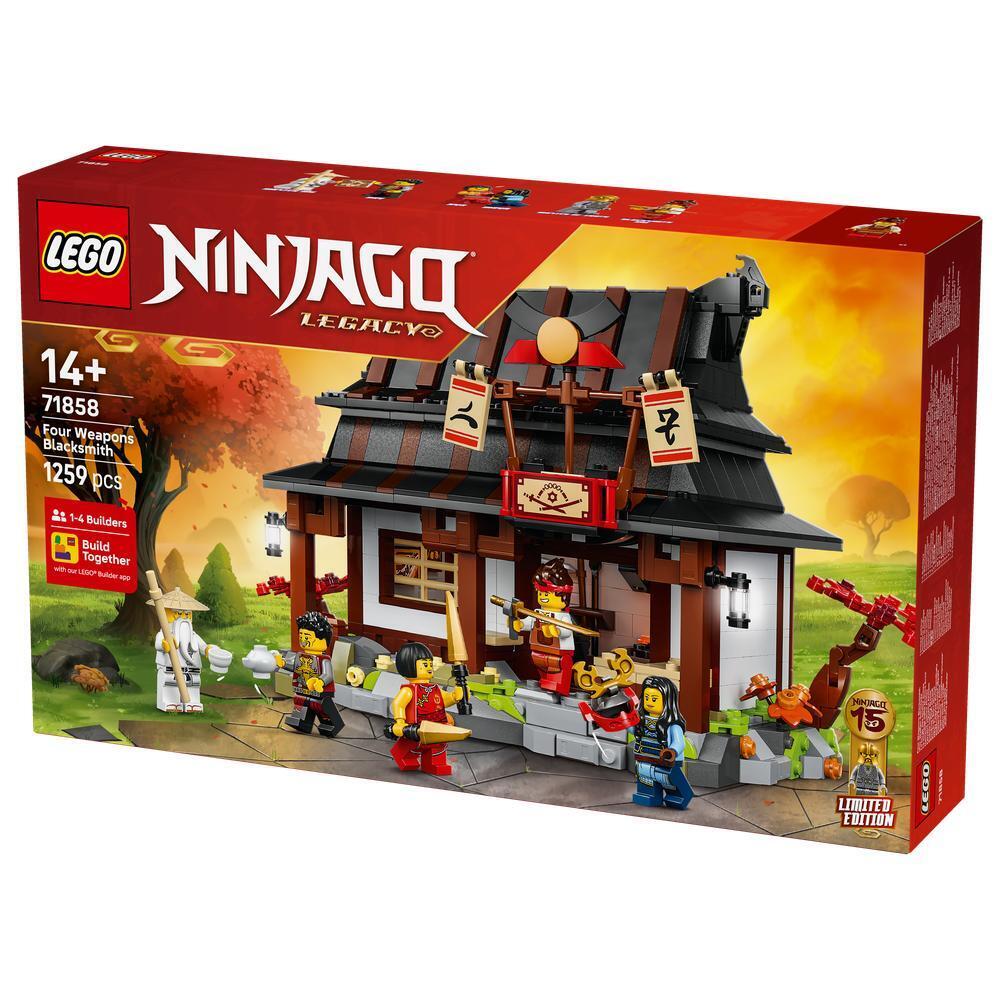 LEGO NINJAGO Four Weapons Blacksmith 15th Anniversary Set 71858