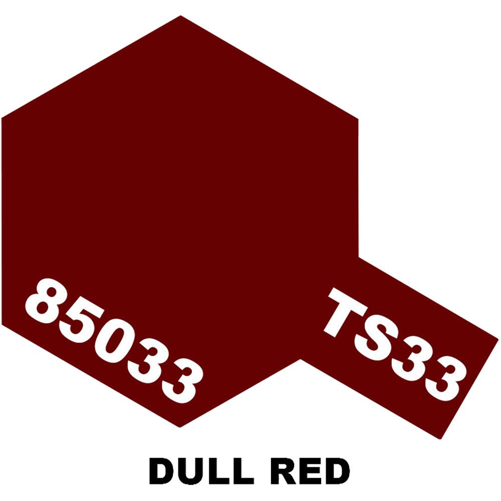 Tamiya Spray Paint TS-33 Dull Red 100ml