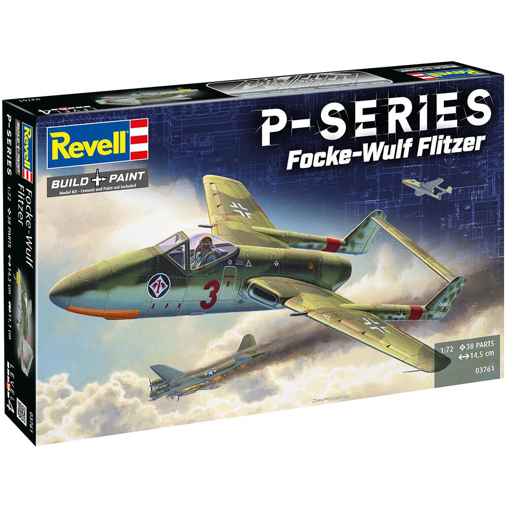 Revell P-Series Focke Wulf TL Hunter Flitzer Military Model Kit Scale 1:72
