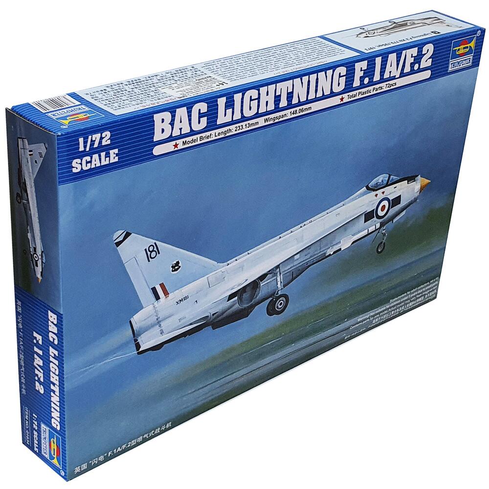 Trumpeter British English Electric BAC Lightning F.1A/F.2 Jet Fighter ...