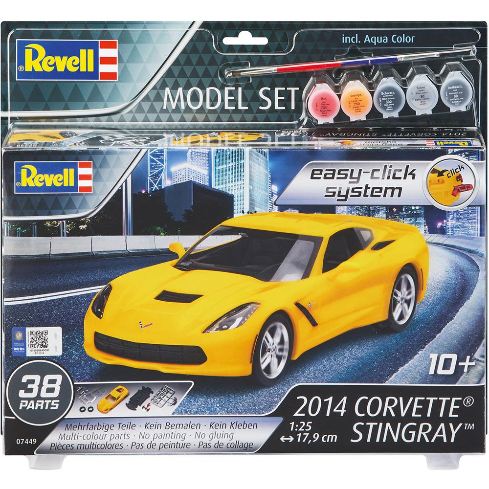 Revell EASY-CLICK System Chevrolet Corvette Stringray 2014 Car Model ...