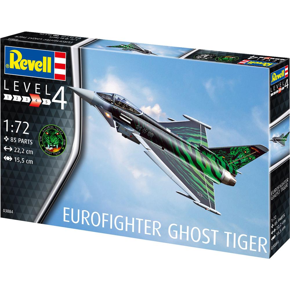 Revell Eurofighter Typhoon &Ghost Tiger& Jet Fighter Plane Model Kit ...