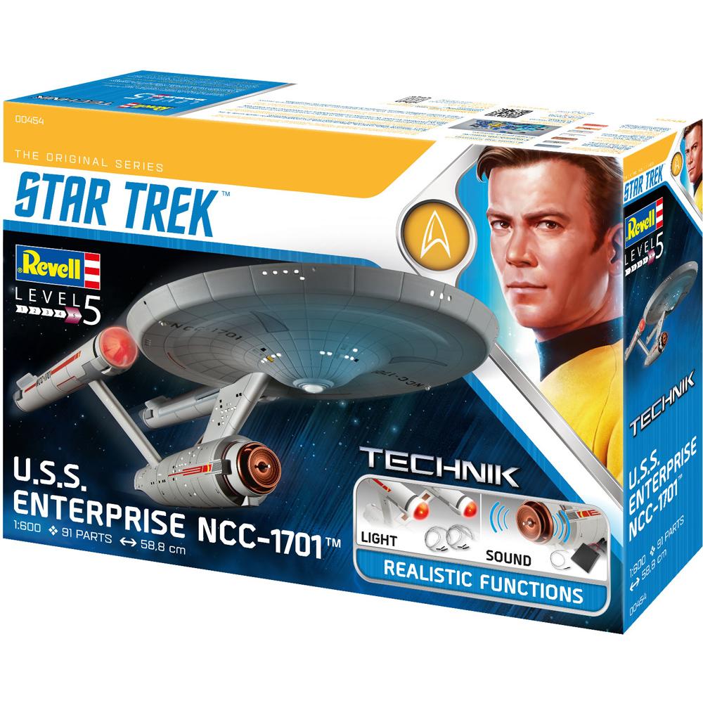 Revell Technik Star Trek USS Enterprise NCC-1701 Model Kit Scale 1600