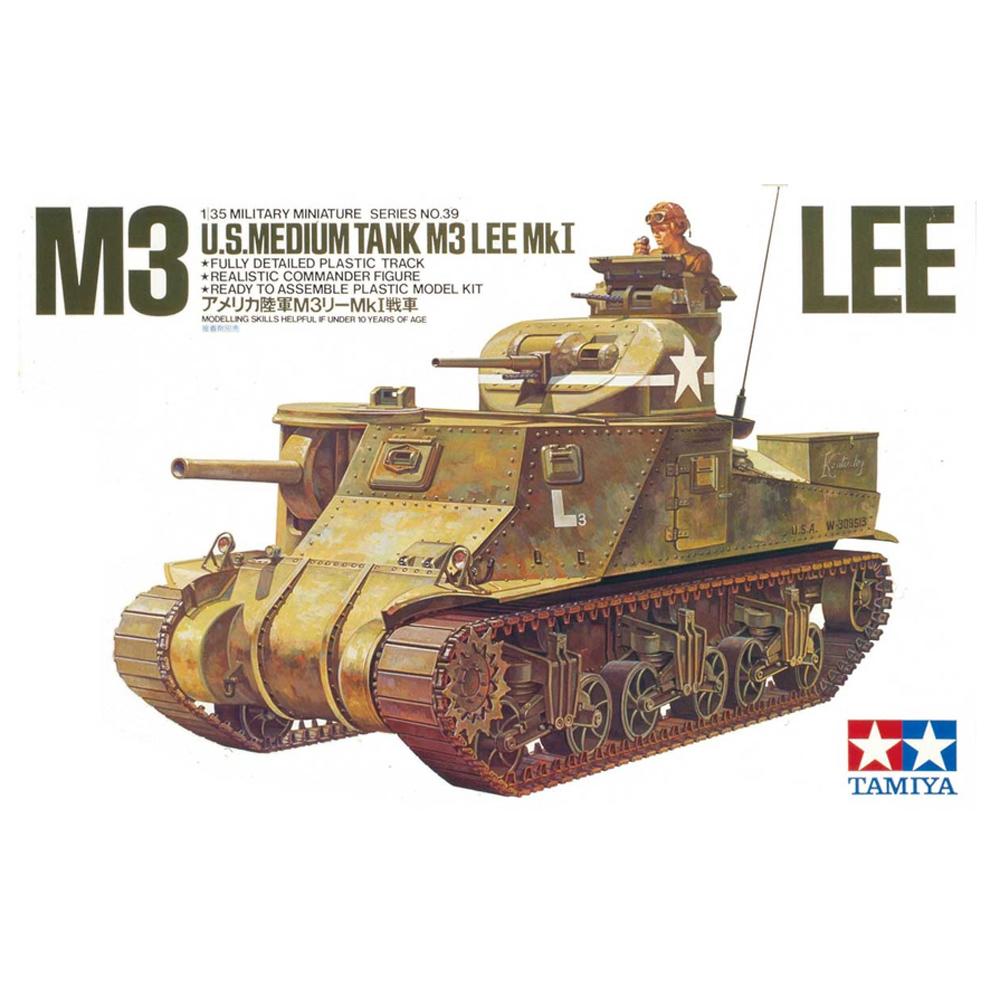 Tamiya US Medium Tank M3 Lee MkI Tank Model Kit Scale 135