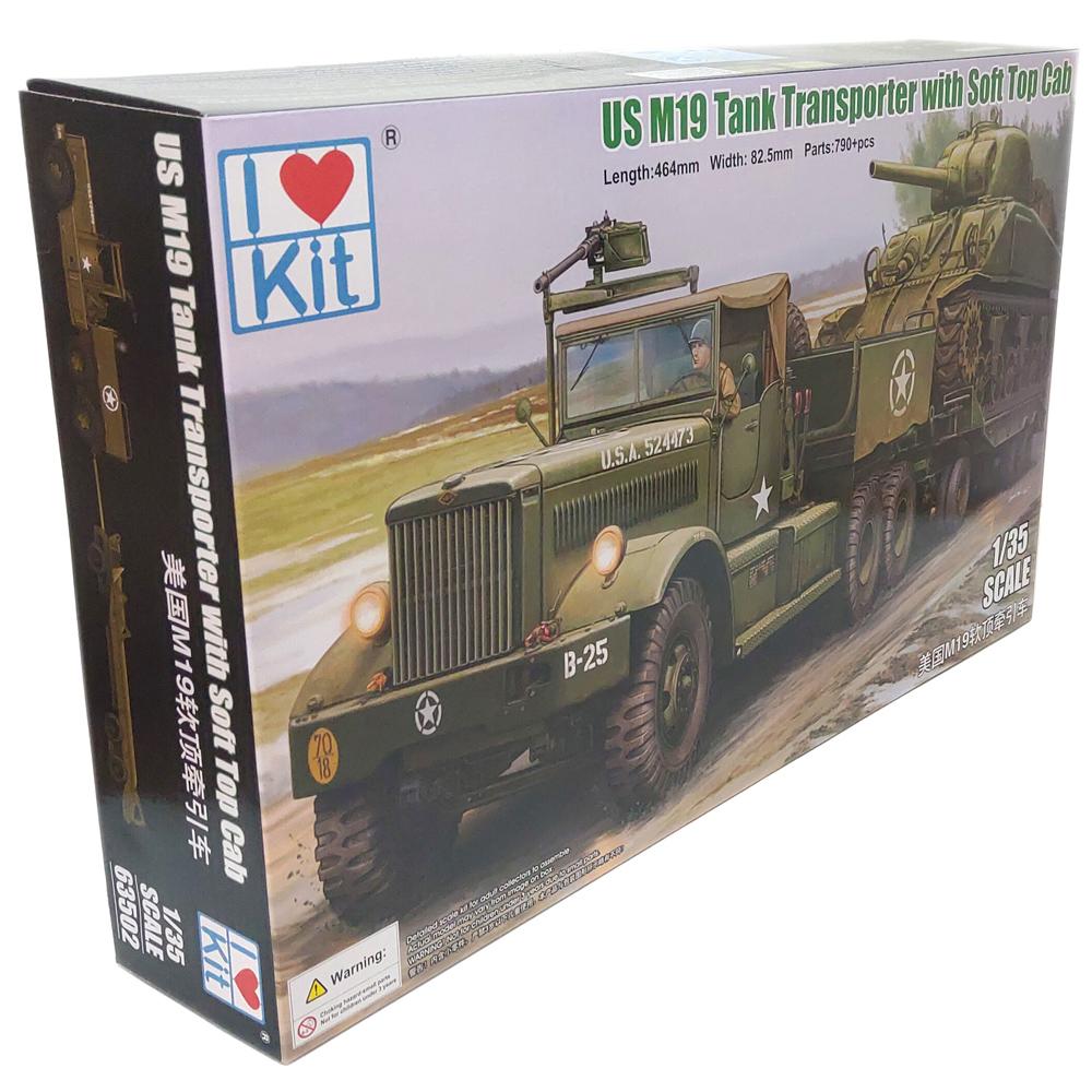 I Love Kit US M19 Tank Transporter with Soft Top Cab Model Kit (Scale 1:35)