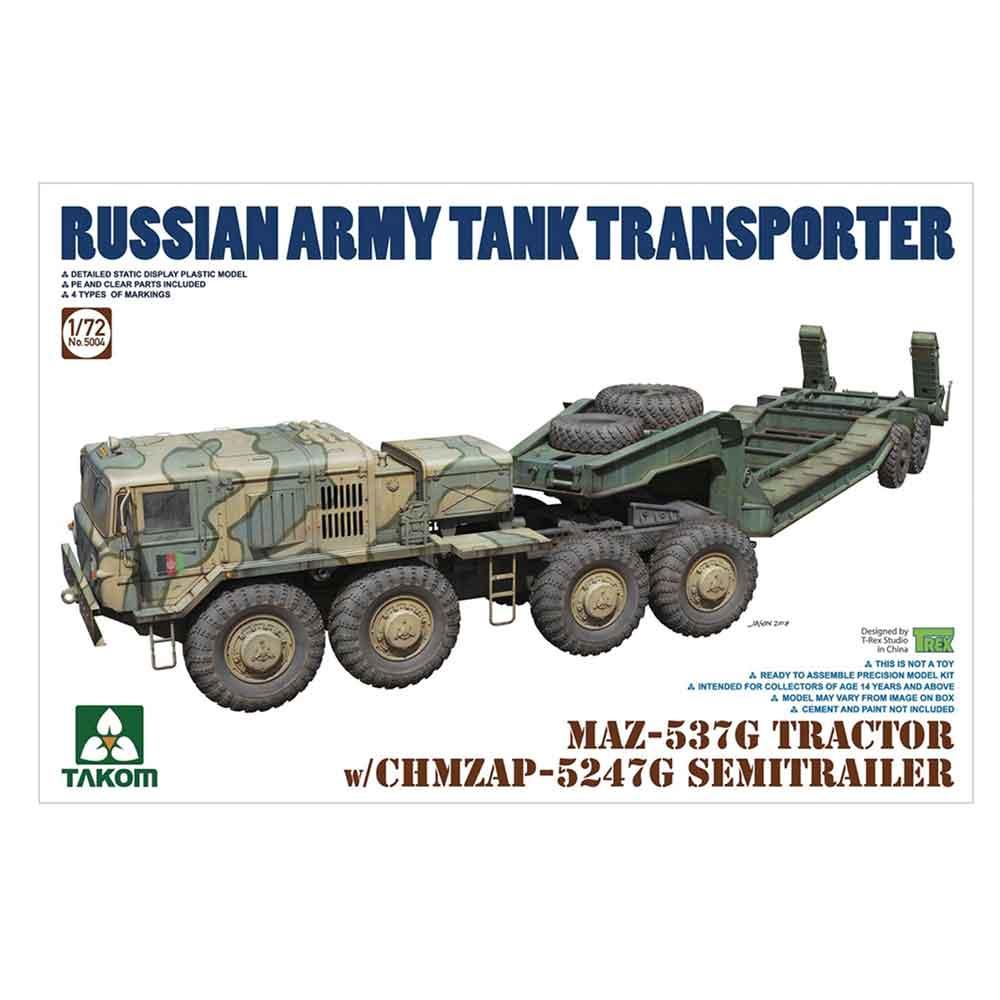 Takom Russian Army Tank Transporter Model Kit Scale 1:72