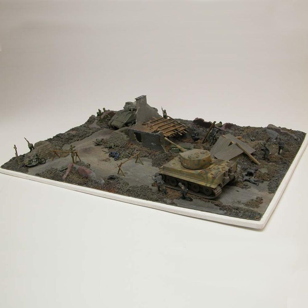 Airfix D-Day Battlefront Battlefield Diorama Set Model Kit (Scale 1:76)