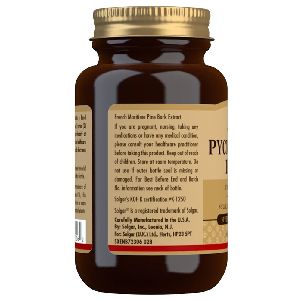 Solgar Pycnogenol 100mg 30 Vegetable Capsules