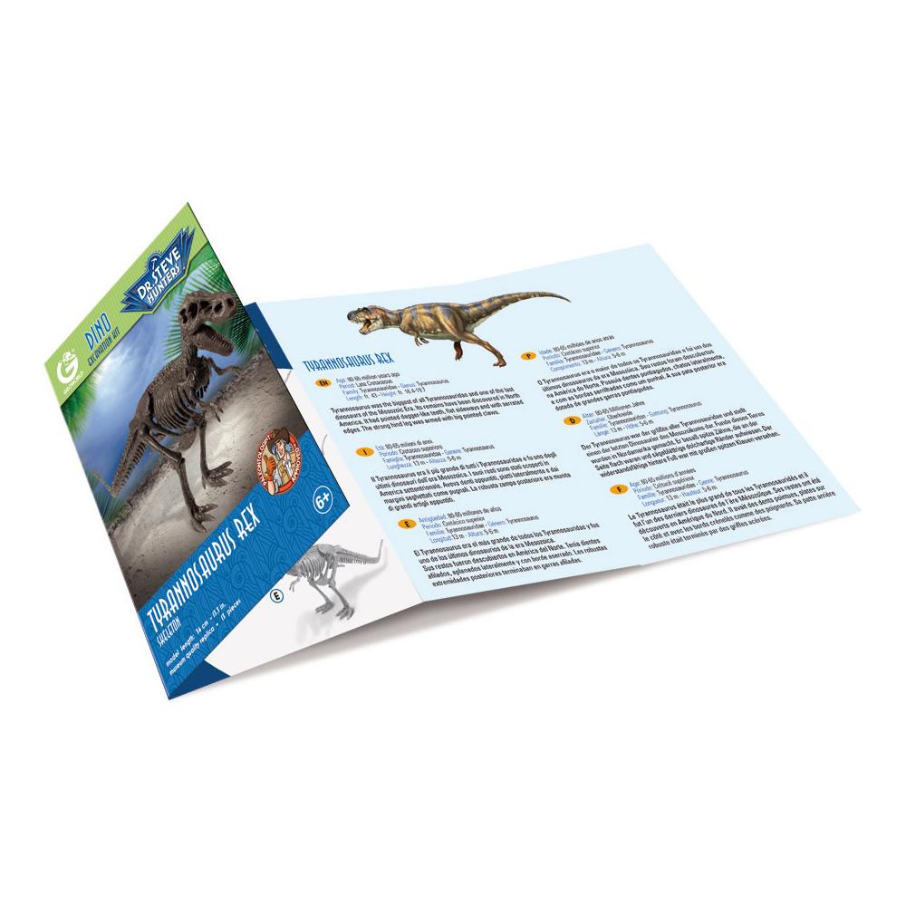Geoworld Dr Steve Hunters T-Rex Skeleton Dino Excavation Kit