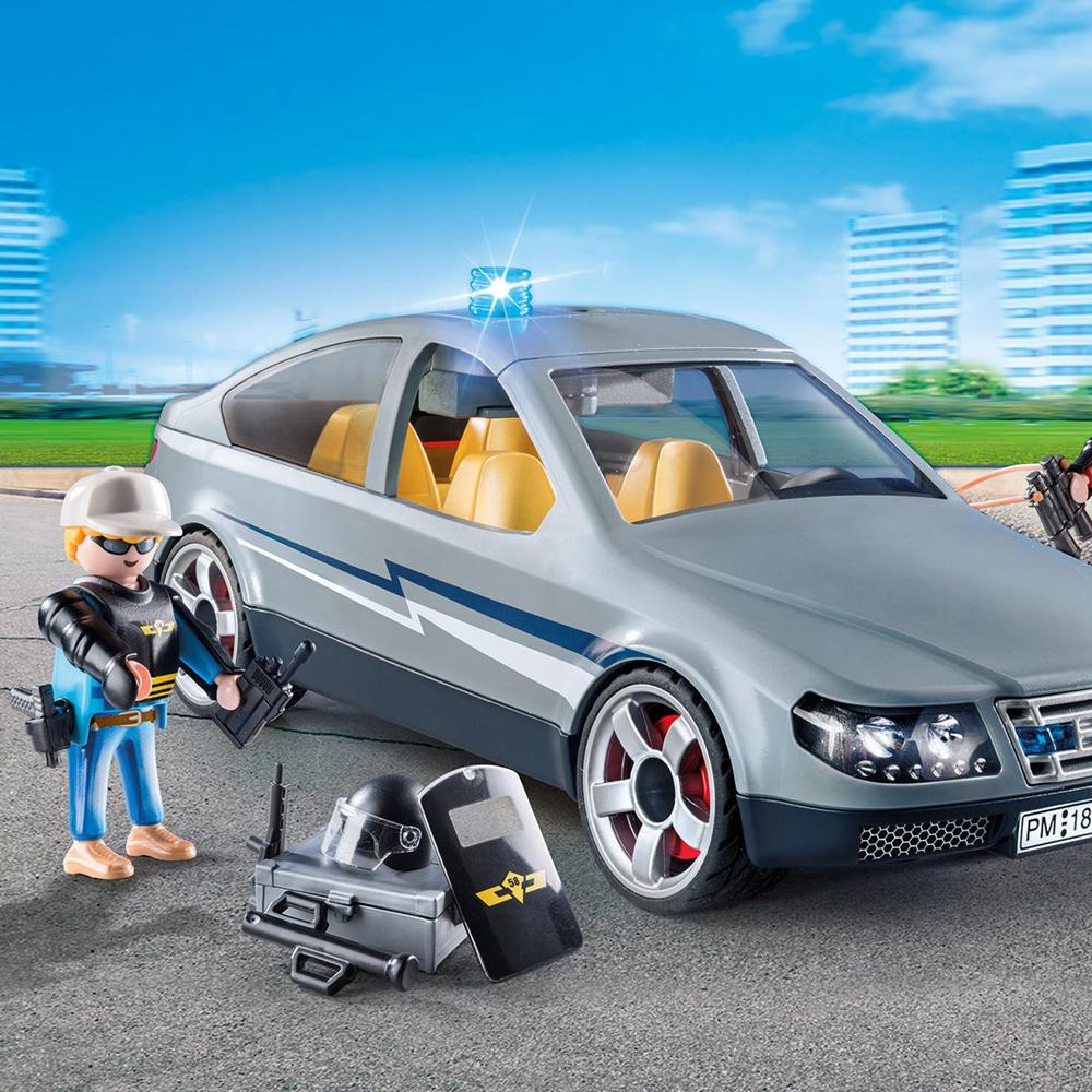 Playmobil City Action Tactical Unit SWAT Undercover Police Car Playset