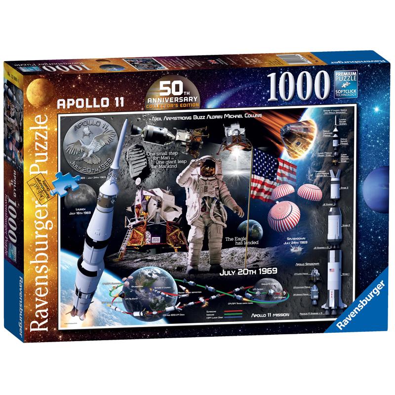 Ravensburger Apollo 11 50th Anniversary Collections Edition 1000 Piece ...