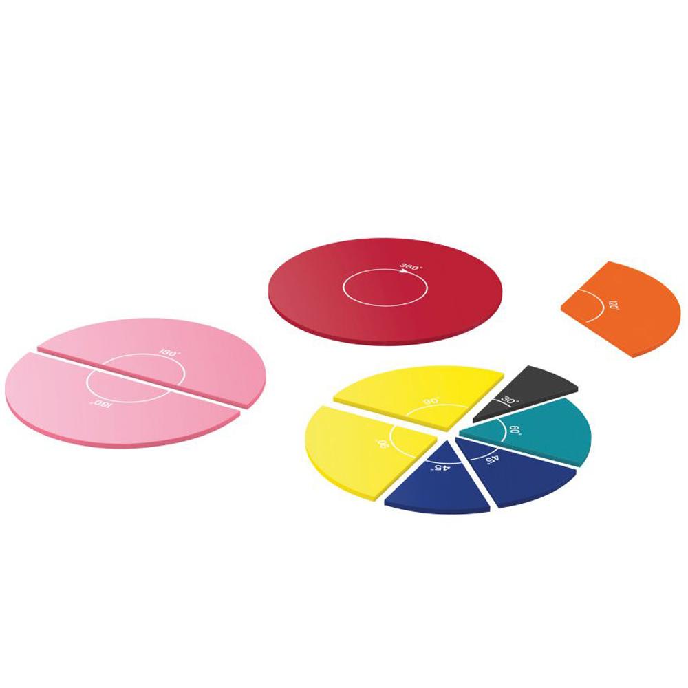 Learning Resources Hand2Mind Rainbow Angle Circles Small Group Set Learning Resources Hand2Mind Rainbow Angle Circles Small Group Set