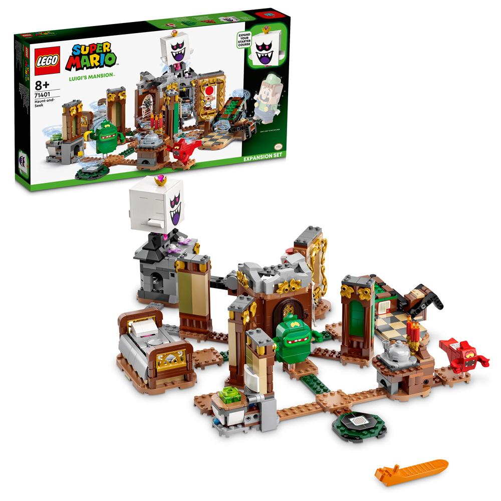 LEGO Super Mario Luigis Mansion Haunt and Seek Expansion Set Building ...