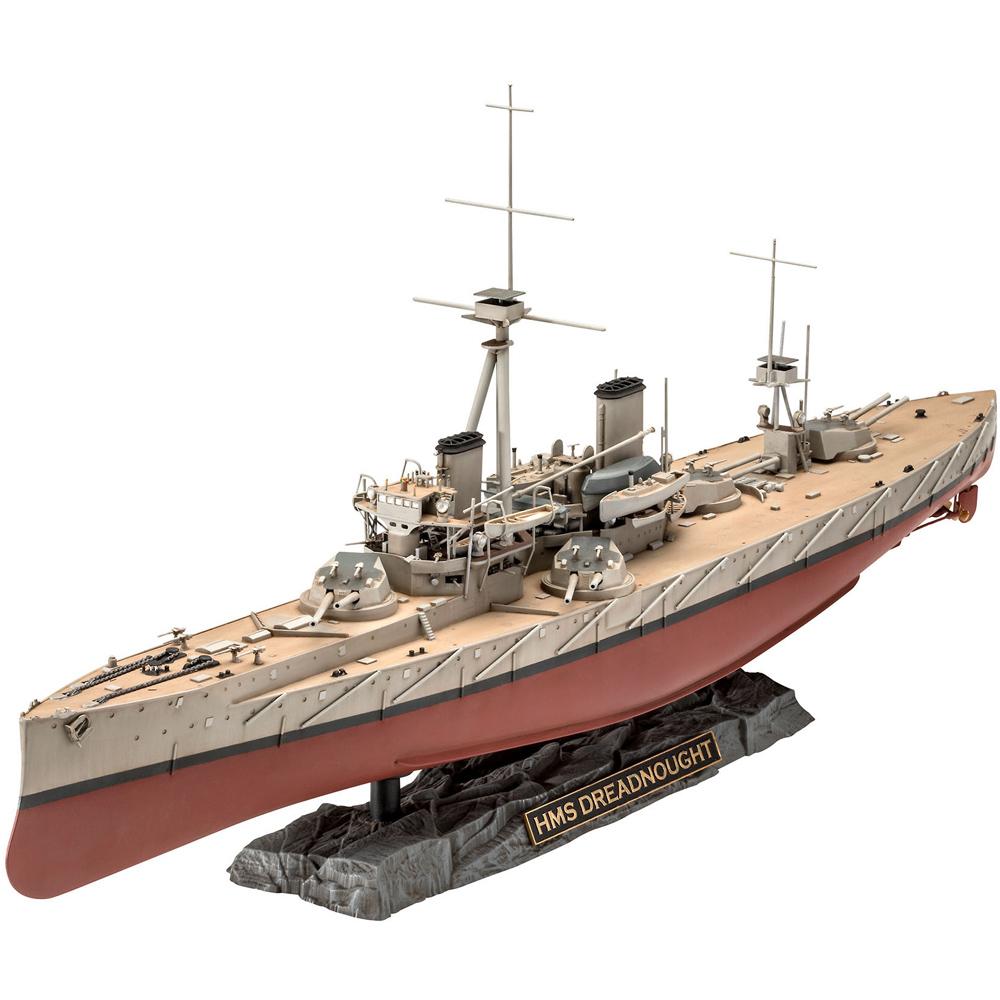 Revell HMS Dreadnought Warship Military British Legends Model Kit Scale ...