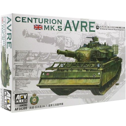 AFV Club Centurion Mk 5 AVRE Tank Plastic Model Kit AF35395 British Army Scale 1/35