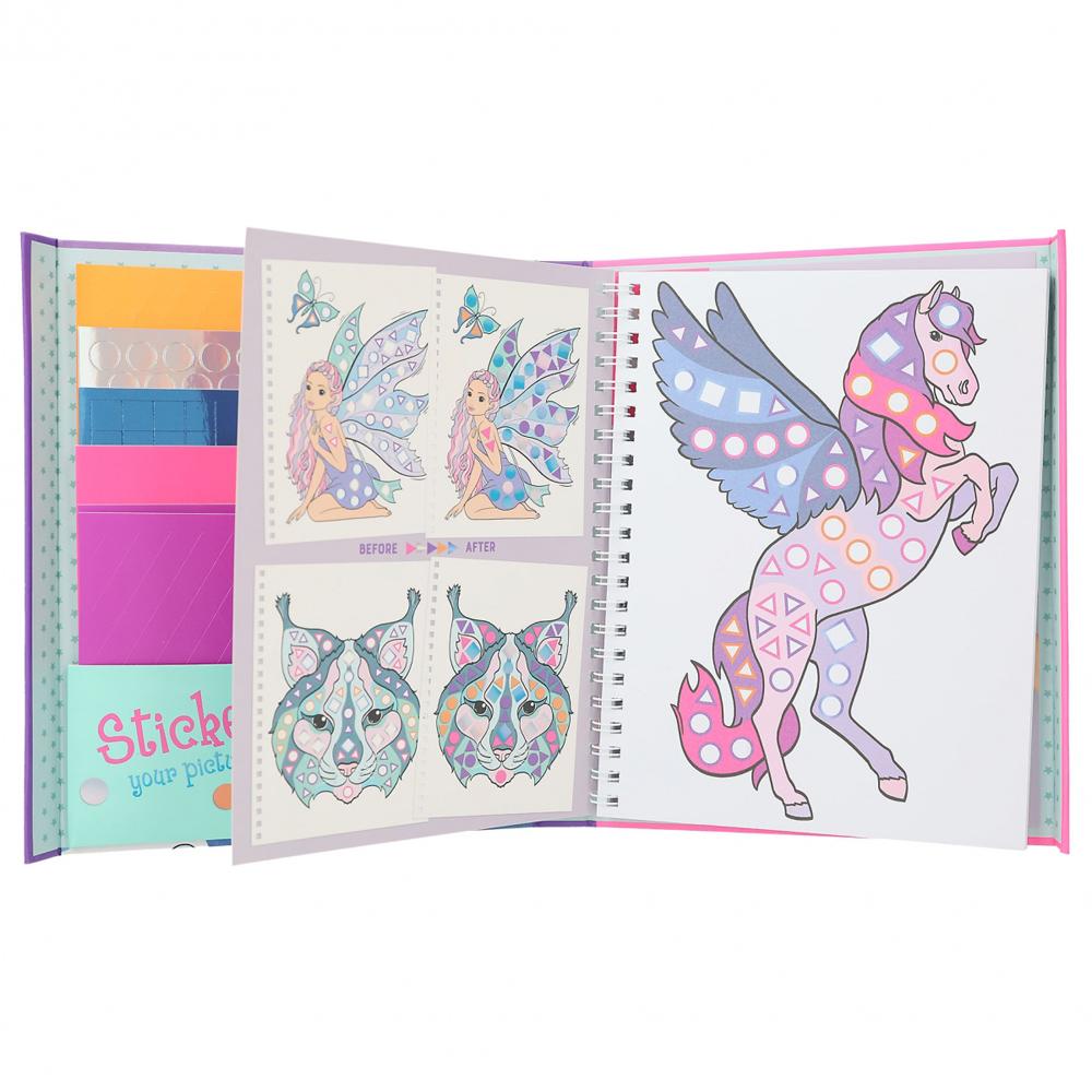 Depesche TOPModel Fantasy Sticker Your Picture Book 25 Pages for Ages 6+