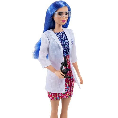 Barbie Scientist Career Doll with Lab Outfit and Microscope 12 Inch Tall