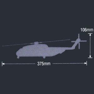 Academy USMC CH-53D Operation Frequent Wind Helicopter Model Kit Scale 1:72