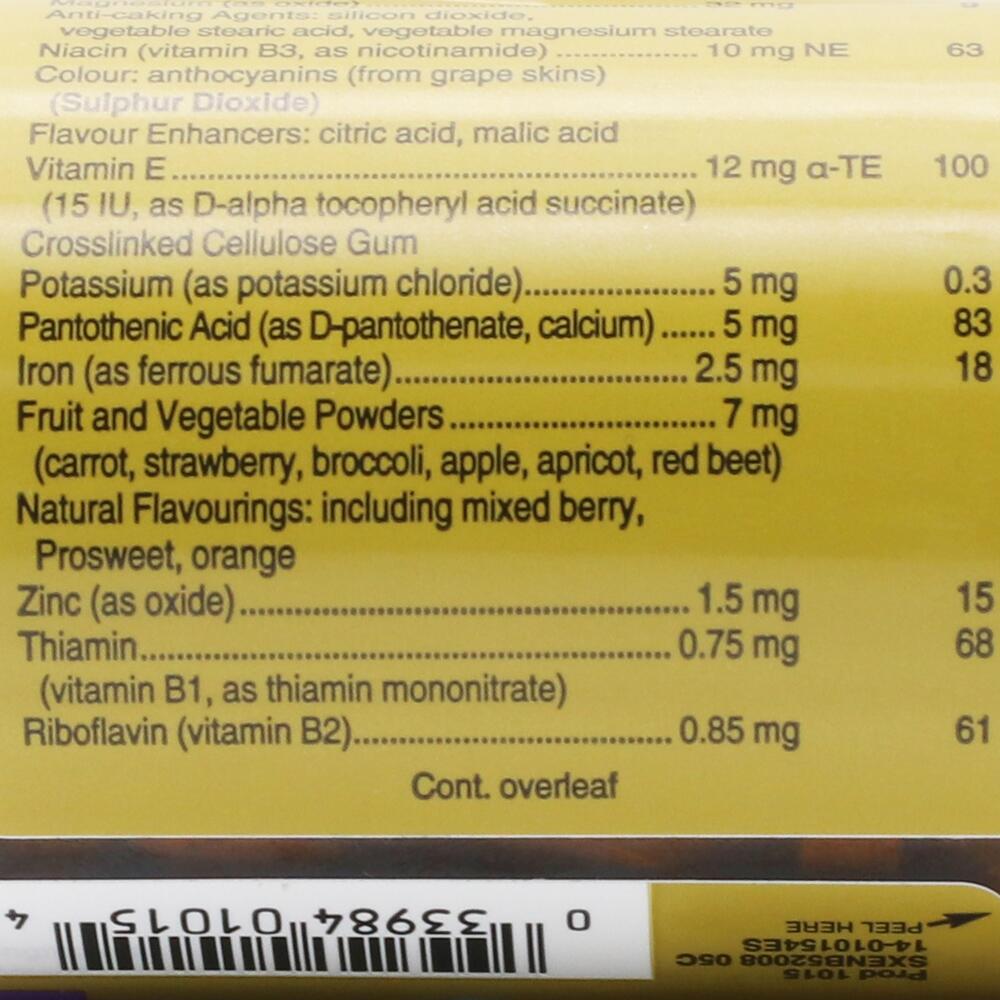 Solgar Kangavites Multivitamin Bouncing Berry 60 Chewable Tablets
