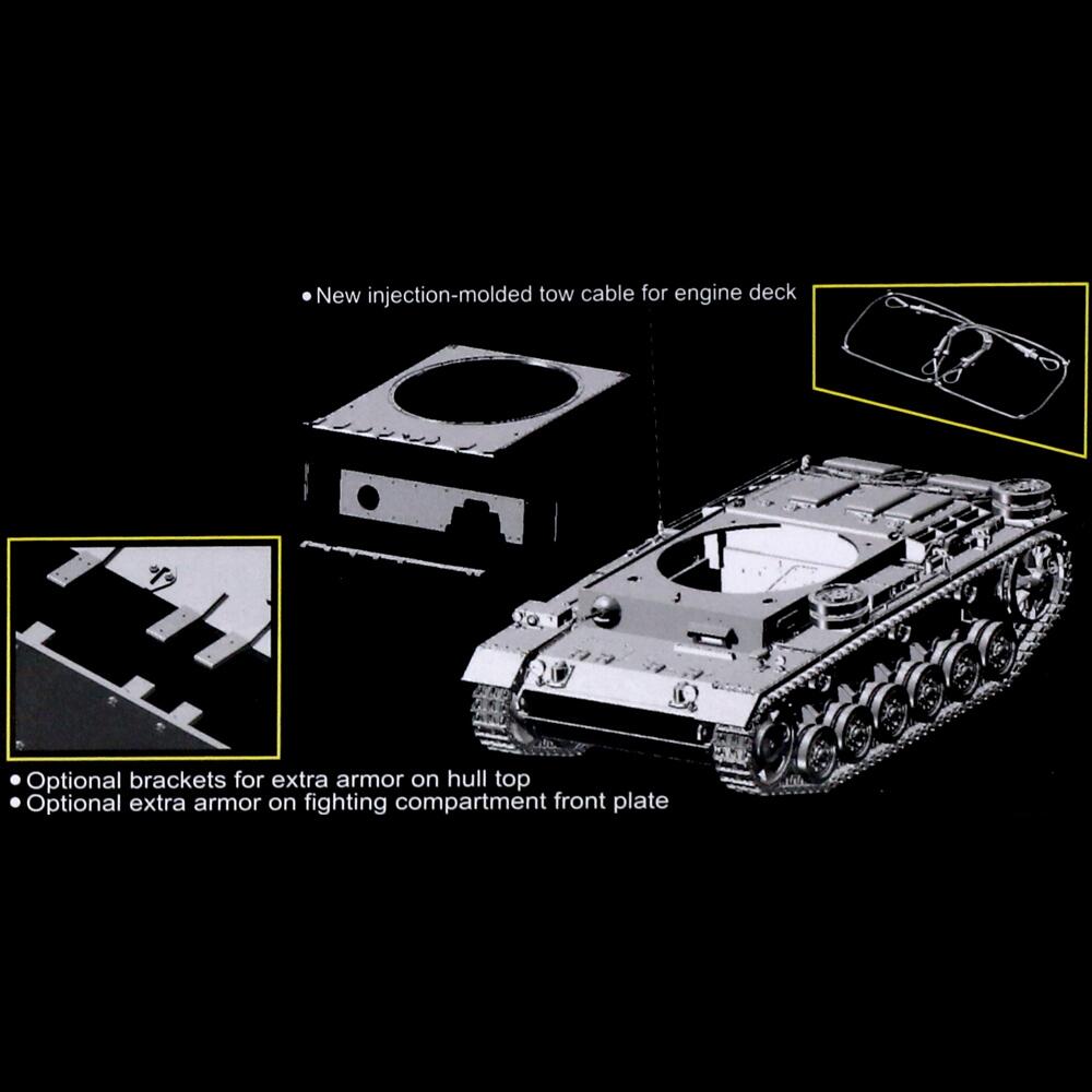 Dragon Pz.Kpfw.III Ausf J Battle of Stalingrad Tank Military Model Kit ...