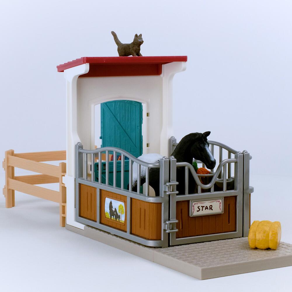 Schleich Horse Club Horse Box with Mare and Foal Figure Playset