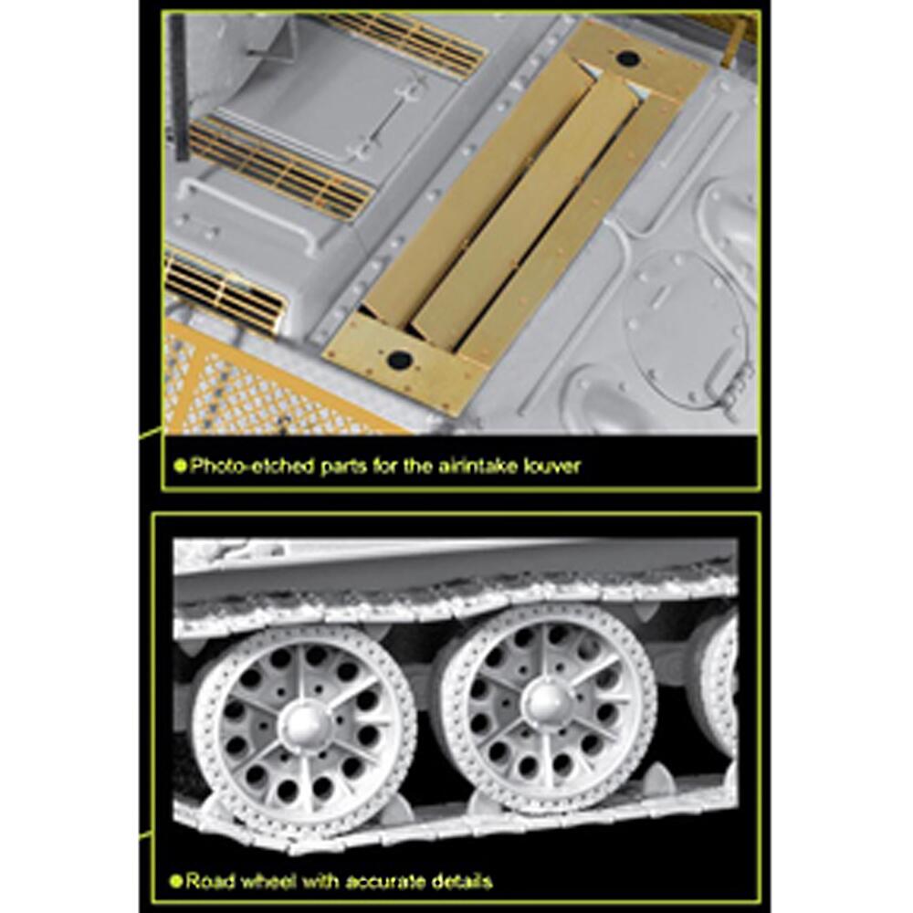 Dragon T34/85 with Bedspring Armour Tank Model Kit 1:35 Scale