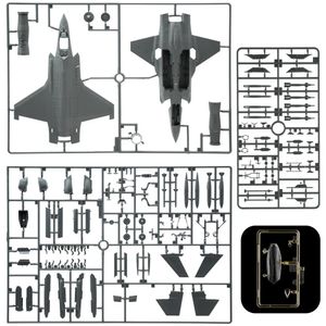 Italeri F-35A Lightning II Beast Mode Military Aircraft Model Kit Scale 1:72