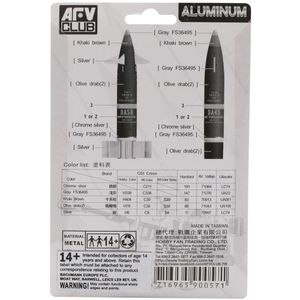 AFV Club M982-IA Excalibur 155mm Artillery Shell Set Model Accessory Scale 1:35
