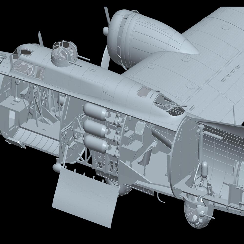 HK Models B-17 Flying Fortress Aircraft Model Kit (Scale 1:48)
