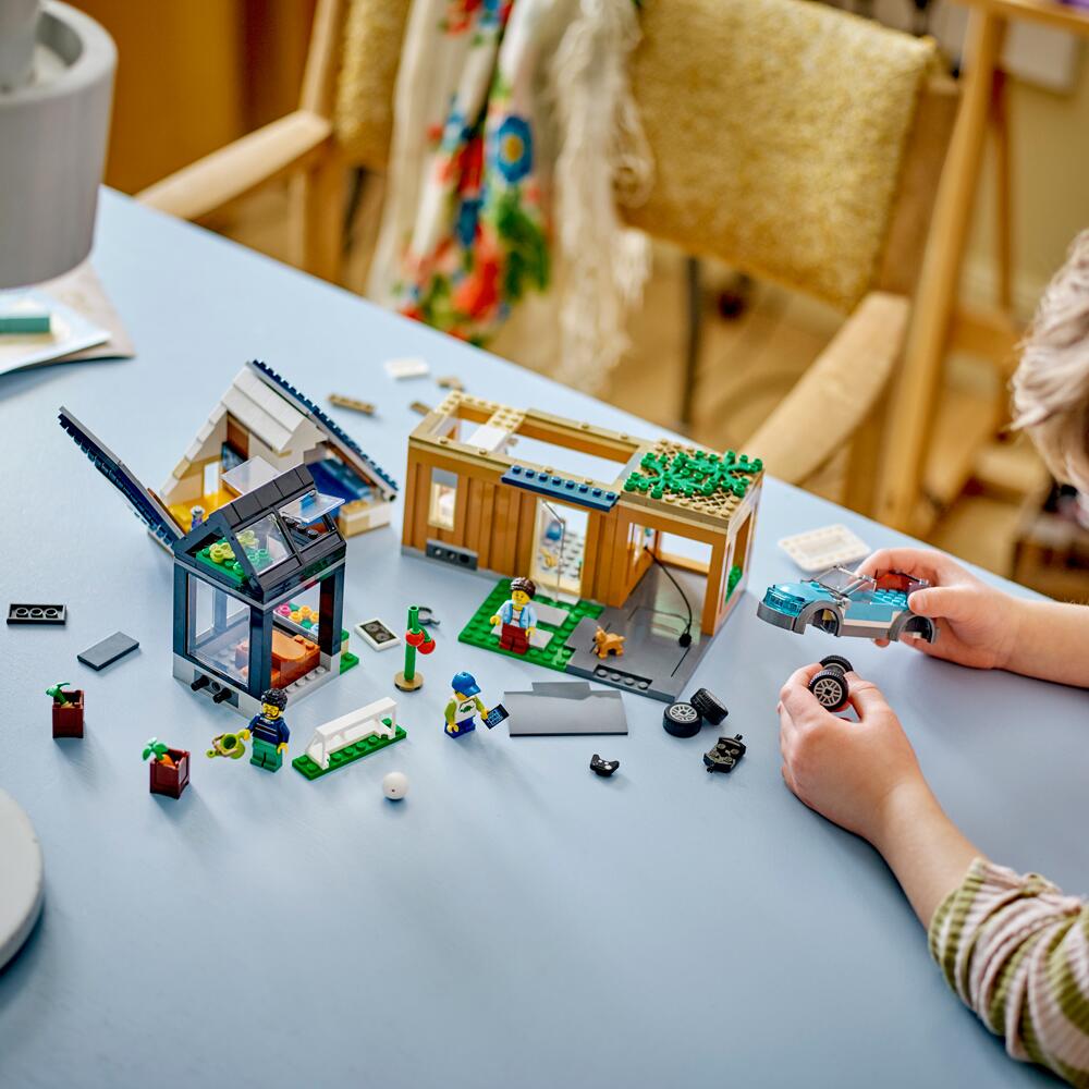 LEGO City Family House and Electric Car 462 Piece Set 60398 Ages 6+